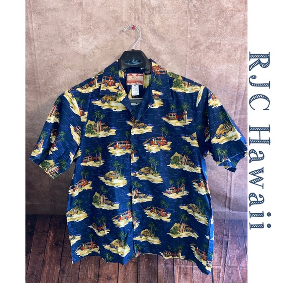 RJC | Shirts | Rjc Made In Hawaii Vacation Woodies Surfersmens Size ...